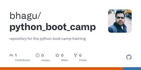 Github Bhagupythonbootcamp Repository For The Python Boot Camp