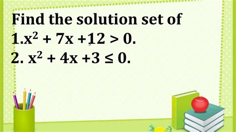 Quadratic Inequality Powerpoint Presentation Pptx