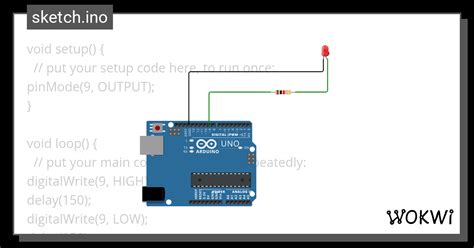 XII A FAHRI A R Led Kelap Kelip Wokwi ESP STM Arduino Simulator