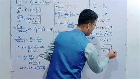 Logistic Growth Model Logistic Model Growth Model Youtube