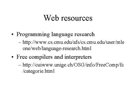 Cs Principles Of Programming Languages Chapter