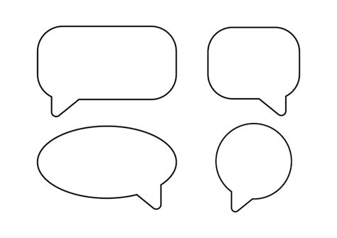 Thought Bubble Template Printable