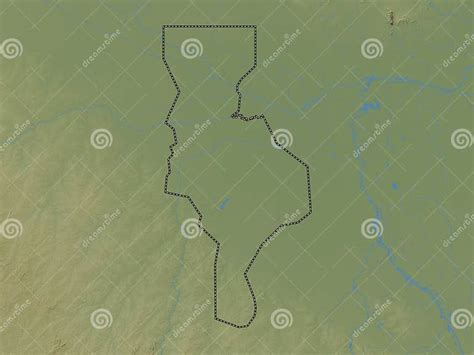 Warrap South Sudan Physical No Legend Stock Illustration Illustration Of Science Geography