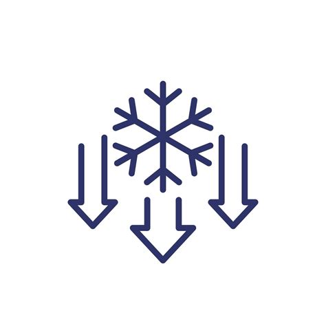 Defrost Line Icon Vector Sign 26731254 Vector Art At Vecteezy