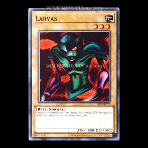 Carte Yu Gi Oh Lob Fr Larves Cdiscount Jeux Jouets