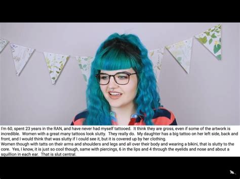 Tattoos Are Slutty Now 😂 Shes Reading Hate Comments About Her