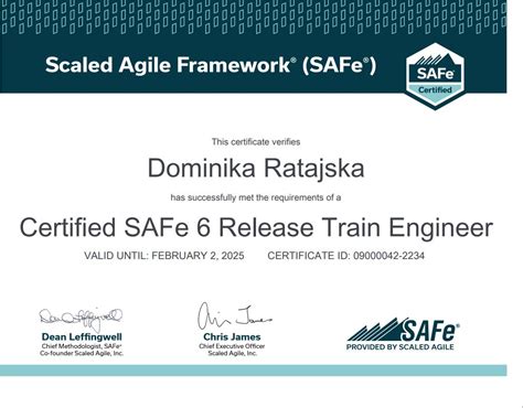 Dominika R On Linkedin Safe Releasetrainengineer Agile Continuouslearning