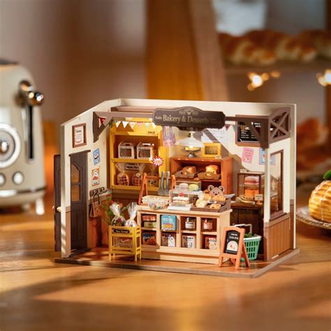 Jual Model Perakitan Mainan Kayu Diy Puzzle D Rumah Kue Becka Hadiah