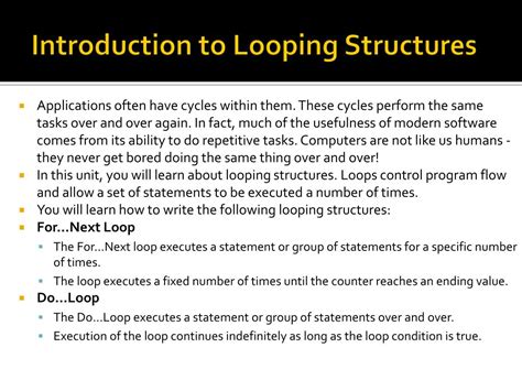PPT Looping Structures Do Loops PowerPoint Presentation Free Download ID