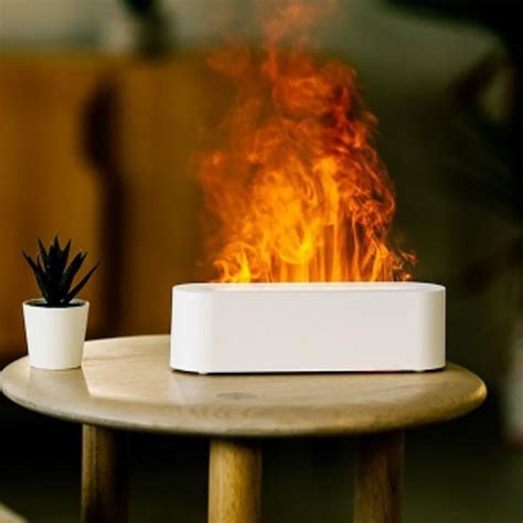 7 Color Flame Ultrasonic Aroma Diffuser Stunningstash
