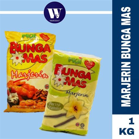 Kg Marjerin Bunga Mas Oki Bunga Mas Margarine Original Vanilla