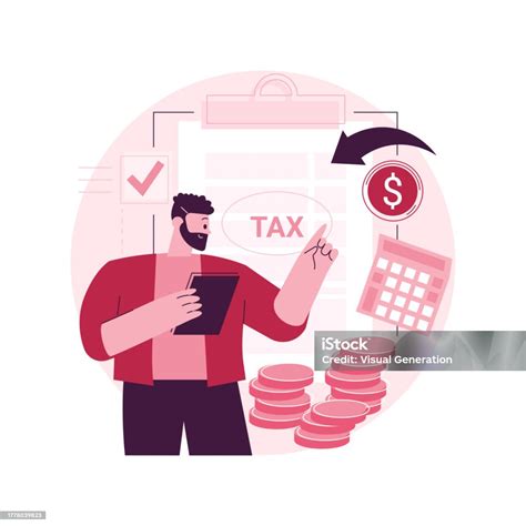 세금 환급 추상 개념 벡터 일러스트레이션을 작성합니다 0명에 대한 스톡 벡터 아트 및 기타 이미지 0명 Internal Revenue Service 개념 Istock