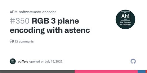 Rgb Plane Encoding With Astenc Issue Arm Software Astc Encoder Github
