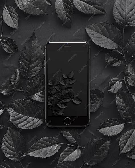 Elegant Black Aesthetic With Minimalist Design Elements Premium Ai