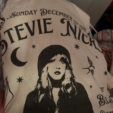 Stevie Nicks Vintage Style T Shirt Unisex Retro Band Tee Fleetwood