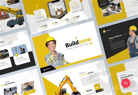 Construction And Building Powerpoint Presentation Template Graphue