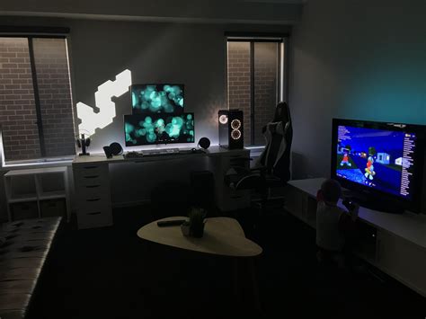 What Yall Think Gaming Rooms Yall Game Room Computers Corner Desk