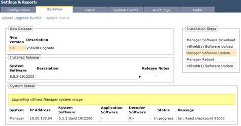 How To Upgrade Vmware Vcloud Networking And Security Vshield Manager Vshield Endpoint