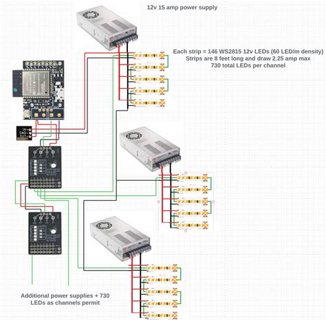 PixelBlaze Expander 10k WS2815 LED Project Troubleshooting