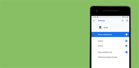 exposing notification settings to the android system