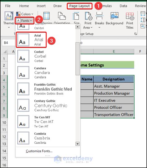 Excel Fonts All Things You Need To Know ExcelDemy