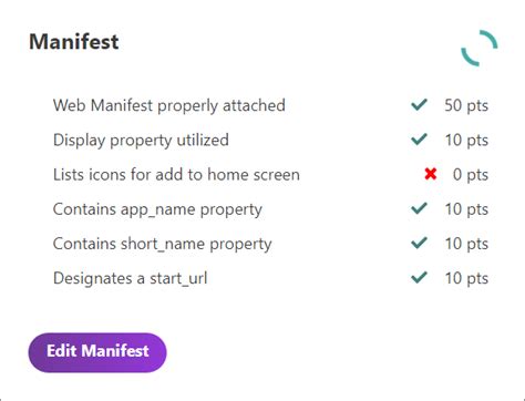 Manifest Score Keeps Loading Issue 390 Pwa Builder PWABuilder GitHub