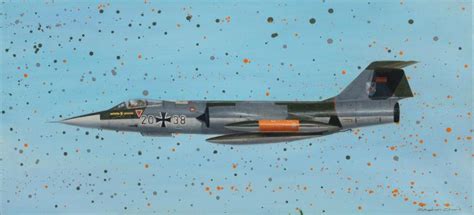 Lockheed F 104 Starfighter Aviation Art Print Stephen Chard Gava — Hansen Fine Art