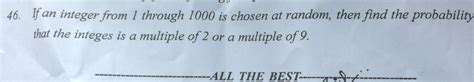 An Integer Is Chosen At Random From The First 200 Positive Integers