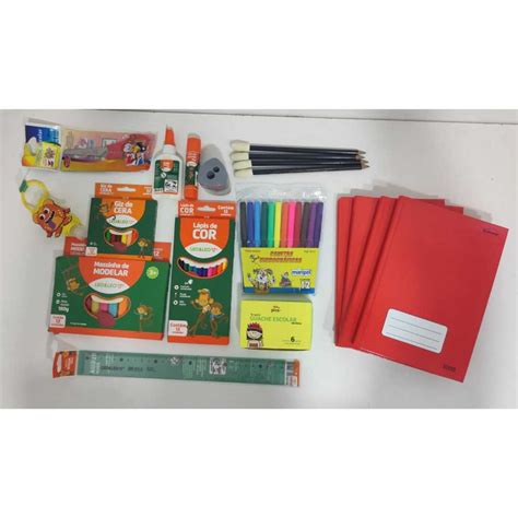 Lista De Material Escolar Kit De Material Escolar Completo Shopee