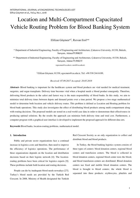 Pdf Location And Multi Compartment Capacitated Vehicle Routing