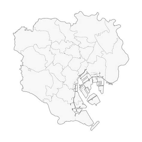50 フリーイラスト 東京 都 地図 イラスト 102490