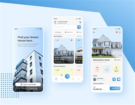 Real Estate App UI Design On Behance