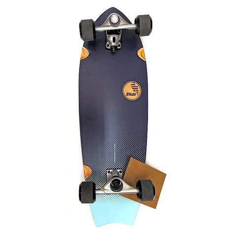 Slide Surfskate Board 32 Indigo Fade Comb Complete