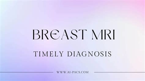 Breast Mri And Early Detection Of Breast Cancer