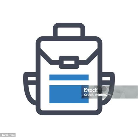 書包圖示向量圖形及更多圖示圖片 圖示 插圖 教育 Istock