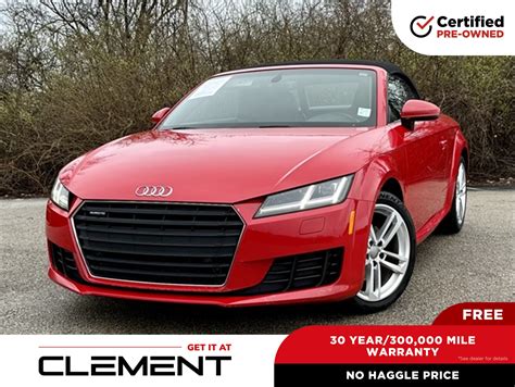 Used 2016 Audi Tt 20t Roadster For Sale In St Charles Mo At Clement