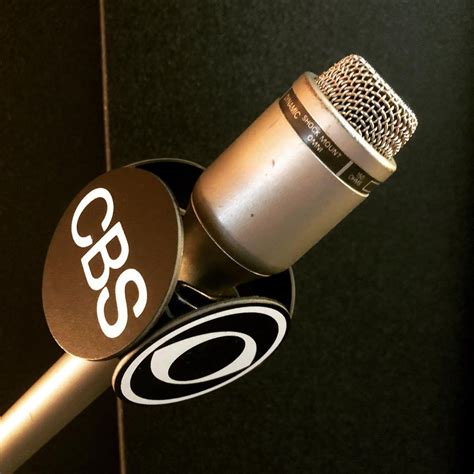 Vintage Cbs Microphone Flag Do 56