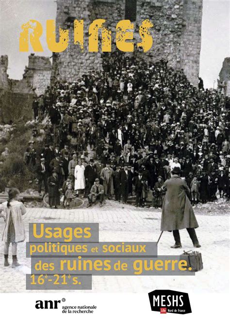 Les Ruines De Guerre Lieu De Rencontre Des Vivants Et Des Morts Les