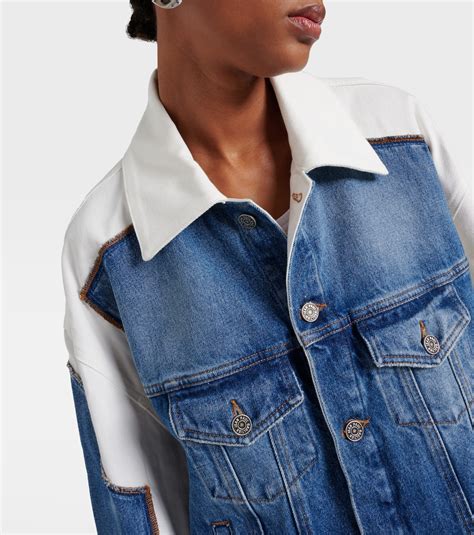 블루 패널 데님 재킷 Jean Paul Gaultier Mytheresa