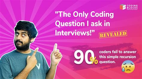Big Secret Revealed The Only Coding Question That Arnav Bhaiya Asks In Coding Interviews Youtube