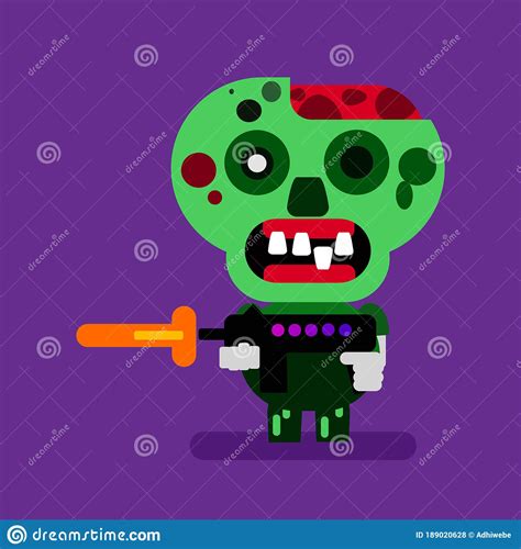 Zombie Game Caracterdeveloper Stock Illustrations 1 Zombie Game Caracterdeveloper Stock