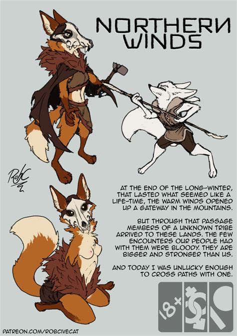 Rule 34 Anthro Arctic Fox Barbarian Breasts Canid Canine Clothed