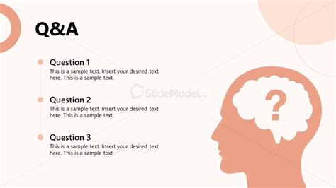 Q A PPT Slide Cognitive Behavioral Therapy Template SlideModel