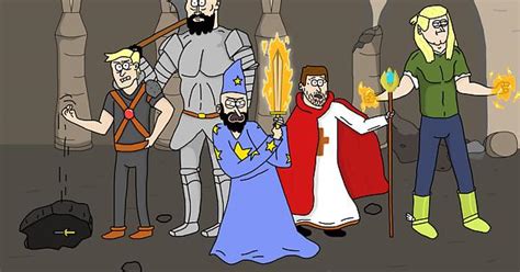 Image Of My Dnd Party I Drew Album On Imgur