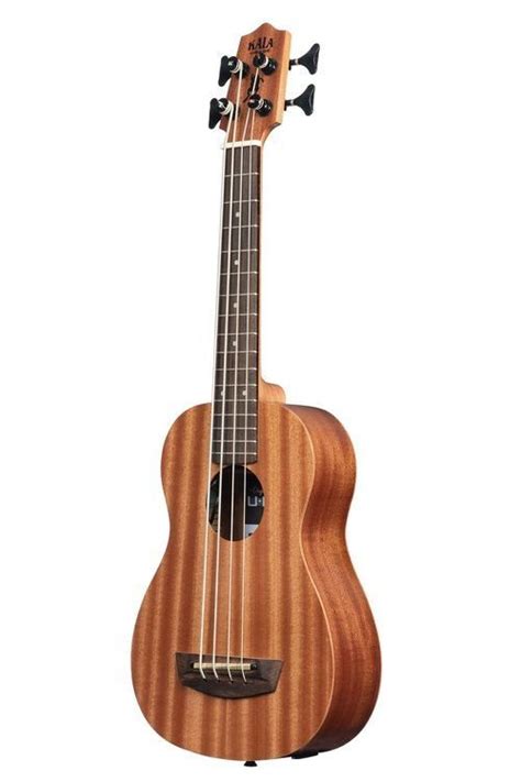 Kala Wanderer U Bass Acoustic Electric Bass Guitar Natural Satin