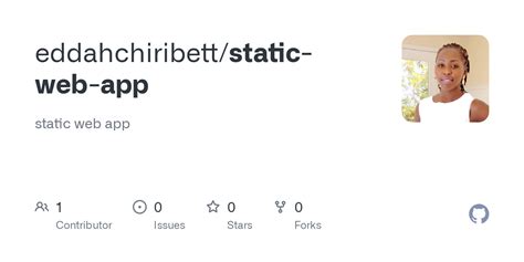 Github Eddahchiribettstatic Web App Static Web App