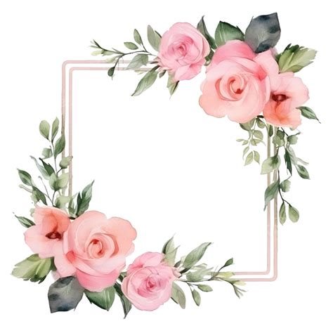 Ramo De Flores Vintage Acuarela 10335299 Png