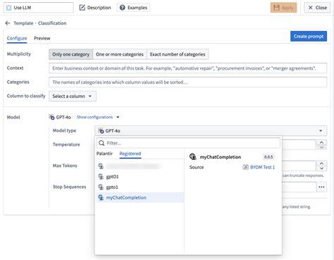 Functions • Register Your Own Llms Using Function Interfaces • Palantir