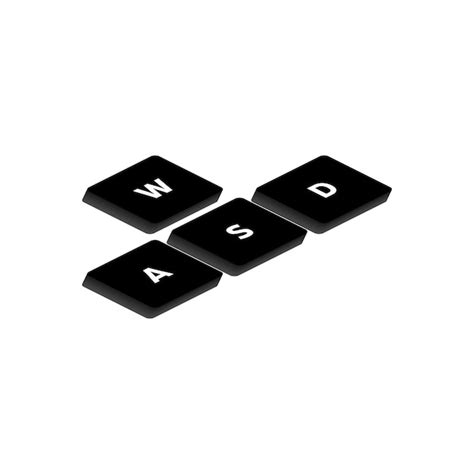 Premium Vector 3d Keyboard Buttons Wasd Computer Cybersport Gaming Concept Isometric Vector