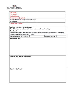 Interview Questions Nova Scotia Complete With Ease AirSlate SignNow